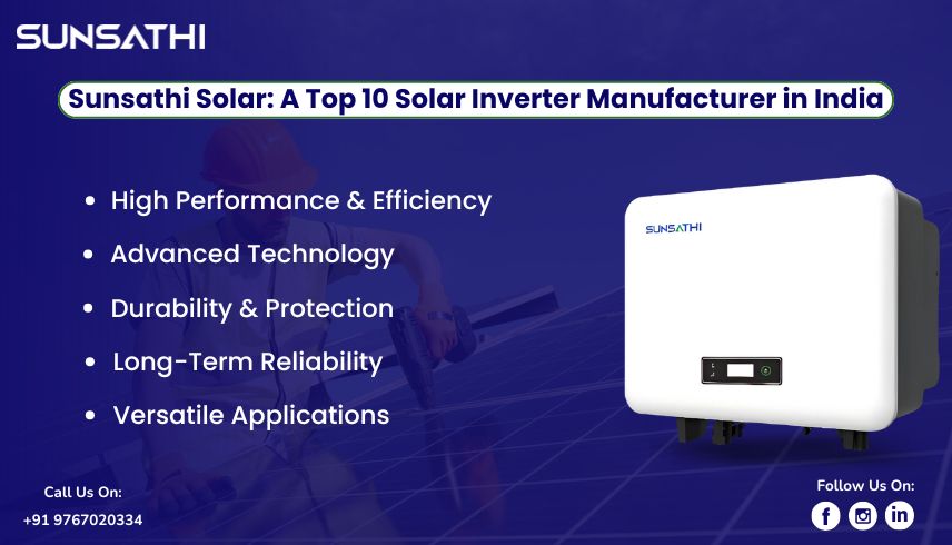 Top 10 Solar Inverter Manufacturers in India - Sunsathi Solar